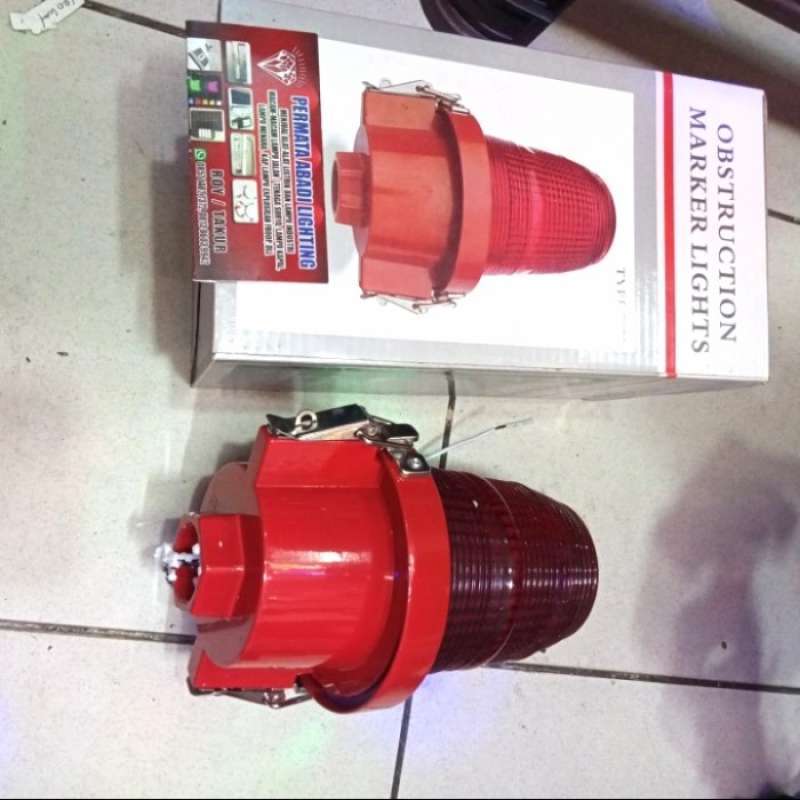 Jual Obstruction Marker Lights/lampu Menara E27 Glass Type 9898 Di ...