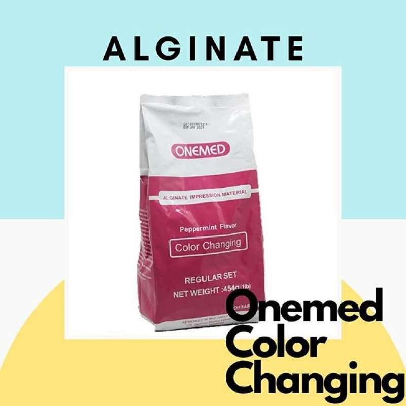Jual Onemed Alginate Color Changing Bahan Cetak Gigi Atau Cetak Tangan ...