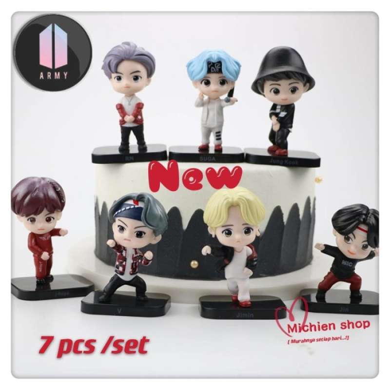 Jual Action Figure Bts Bt21 Army Bangtan Boys Set Isi 7 - Dancing Bts ...
