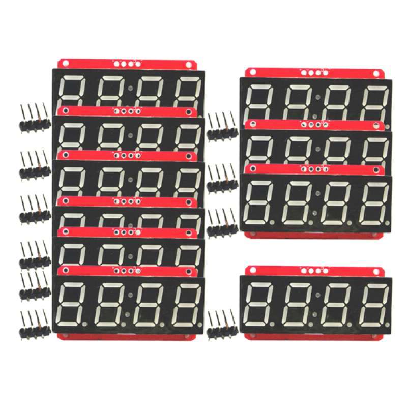 Promo 10Pcs 0 56in LED Display Module 4 Digit 7 Segment HT16K33 I2C promo-10pcs-0-56in-led-display-module-4-digit-7-segment-ht16k33-i2c