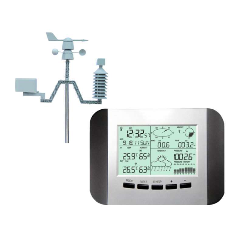 Promo Digital Wireless Weather Station Indoor Outdoor Sensor Forecast ...