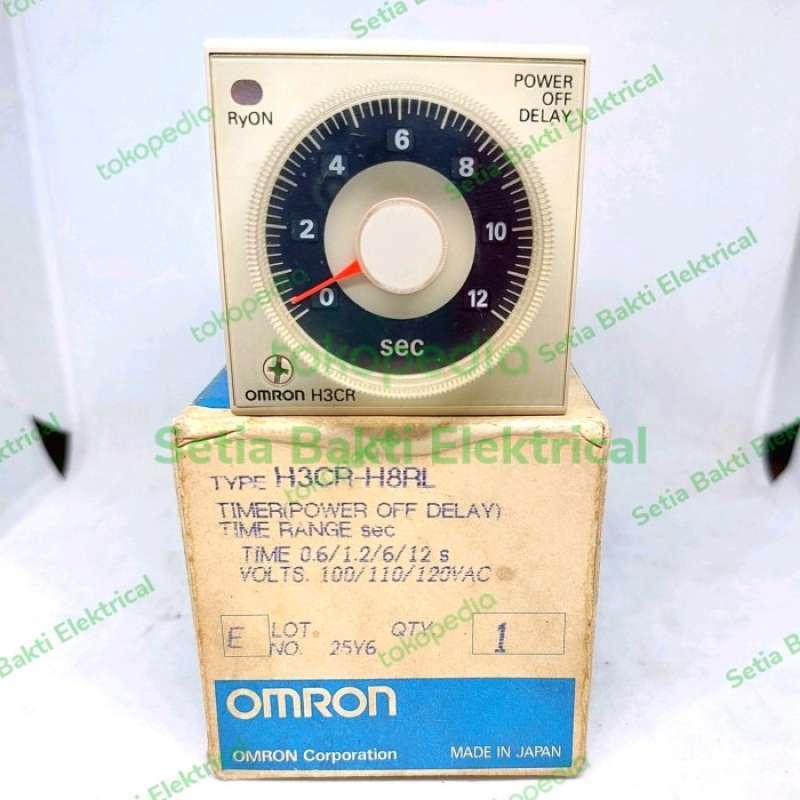 Jual Timer Power Off Delay Timer Omron H3cr-h8rl 110vac Di Seller ...