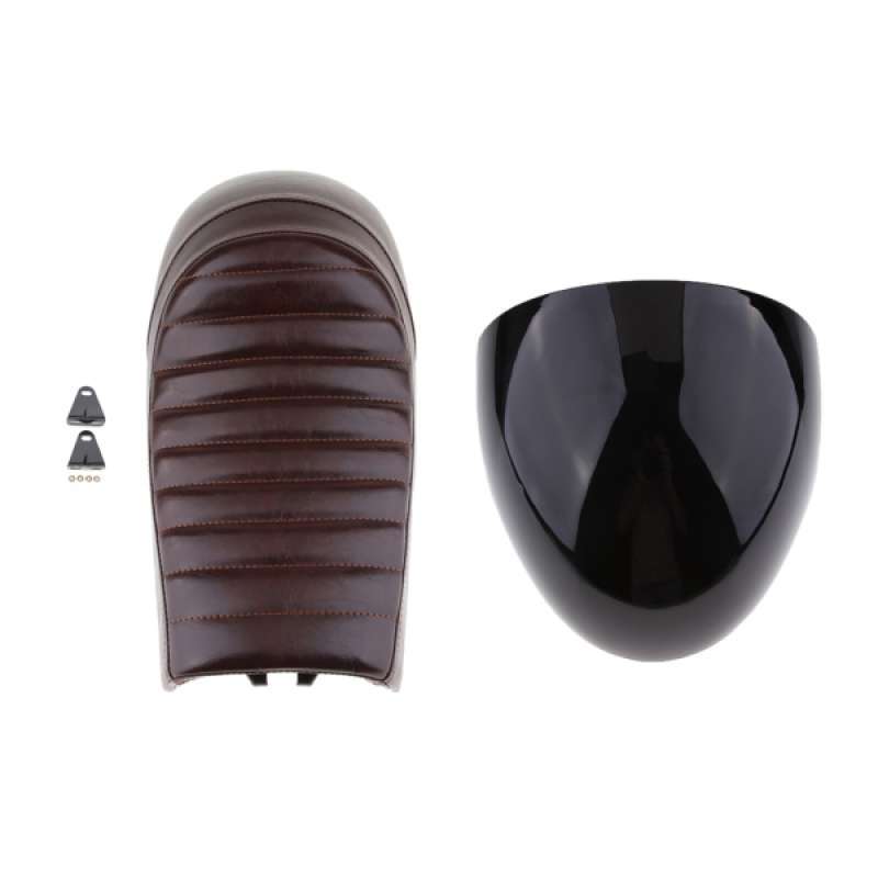 Promo Motorcycle Cafe Racer Rear Seat Fairing Cover Cowl with Hump ...