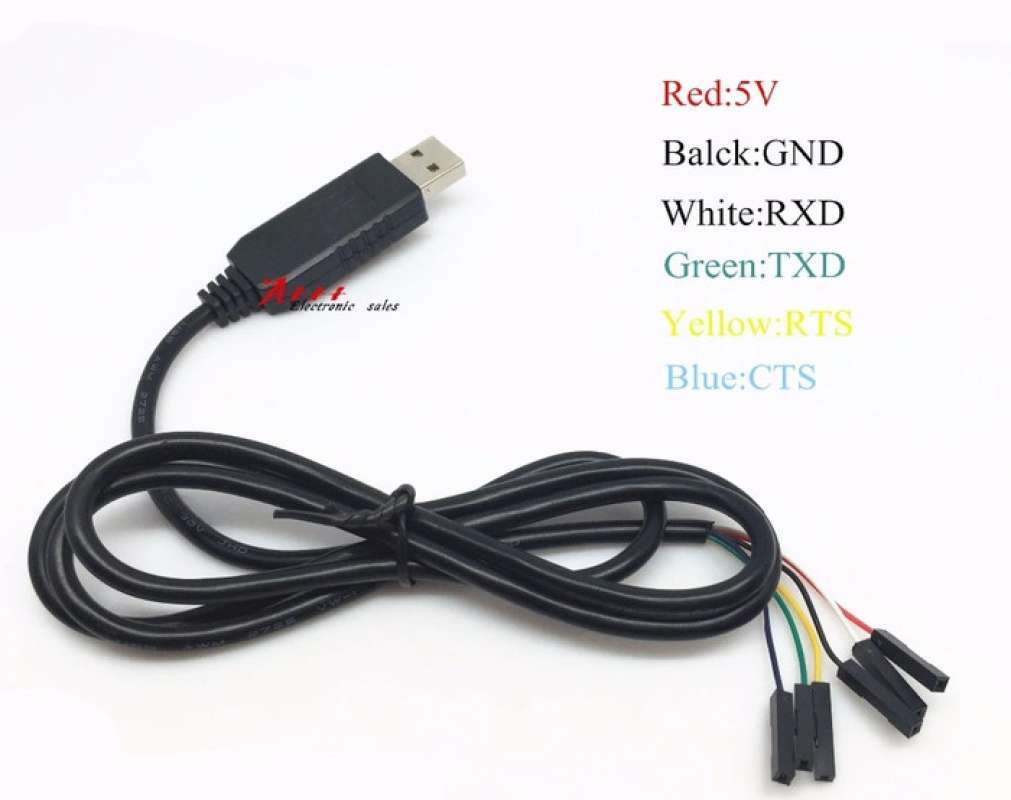 Promo Ftdi Ft232 Cable Usb To Rs232 Serial Ttl Converter Ft232Rl 6Pin ...