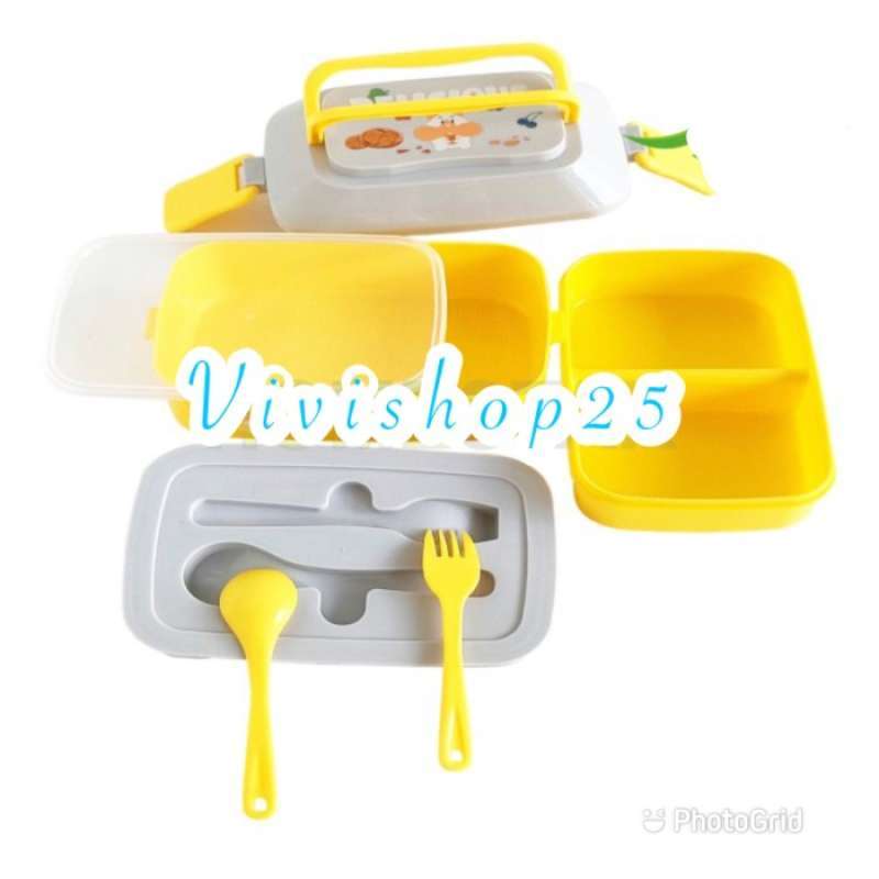 Jual Tempat makanan anak lunch box kartun 2 tingkat di Seller Master ...
