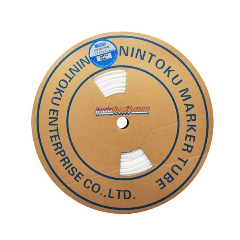 Promo Marker Tube 4,0Mm 200Mtr/Roll Kabel Marker Label Omt 4.0 Putih ...