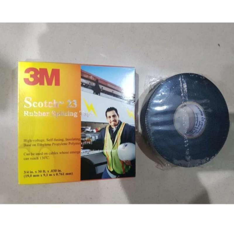 Promo Original 3M Isolasi Listrik Scotch 23 Rubber Splicing Tape ...