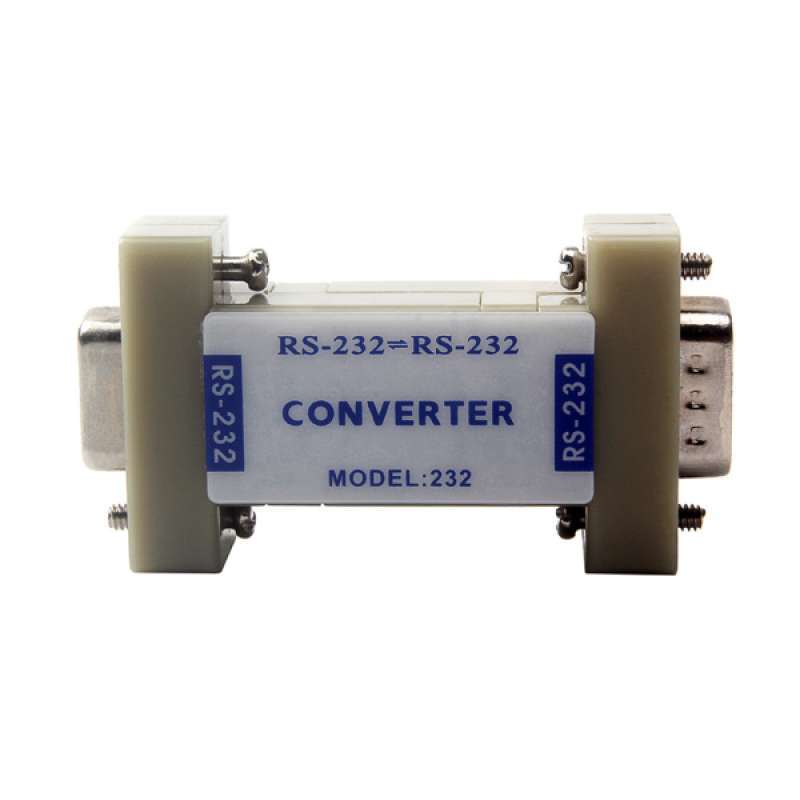 Jual Mini RS232 9 Pin Male to 232 Female Serial Port Adaptor Connecter ...