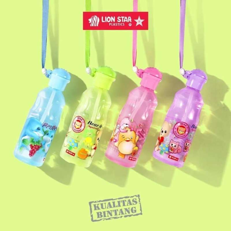 Jual Botol Minum Lion Star Botol Air Plastik anak 450ml Tynnos Bottle 01 di Seller selamat177 ...