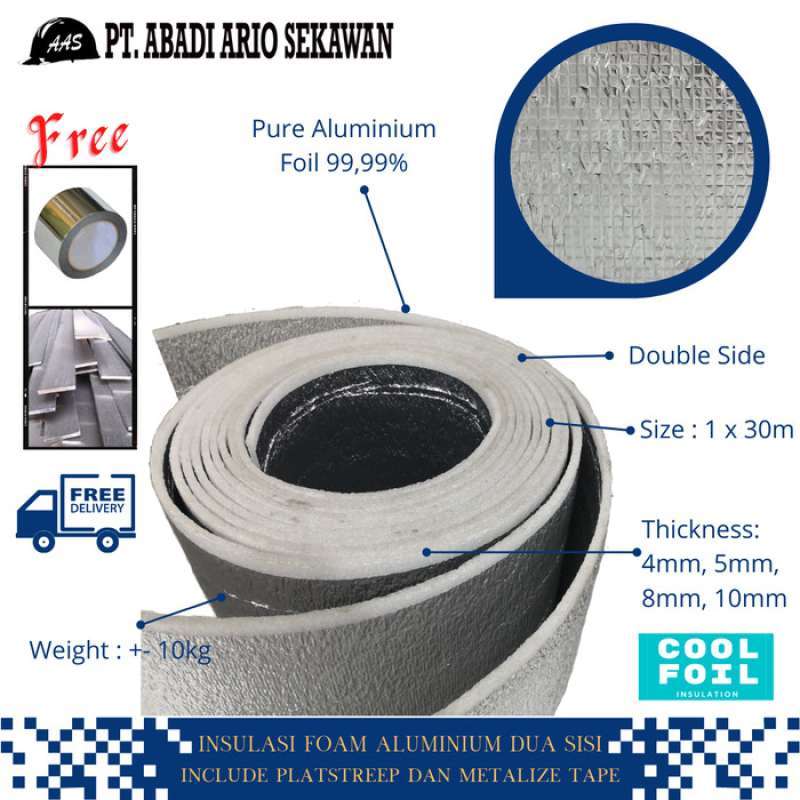 Promo Insulasi Atap Peredam Panas | Packing Foam Aluminium 4Mm 5Mm 8Mm ...