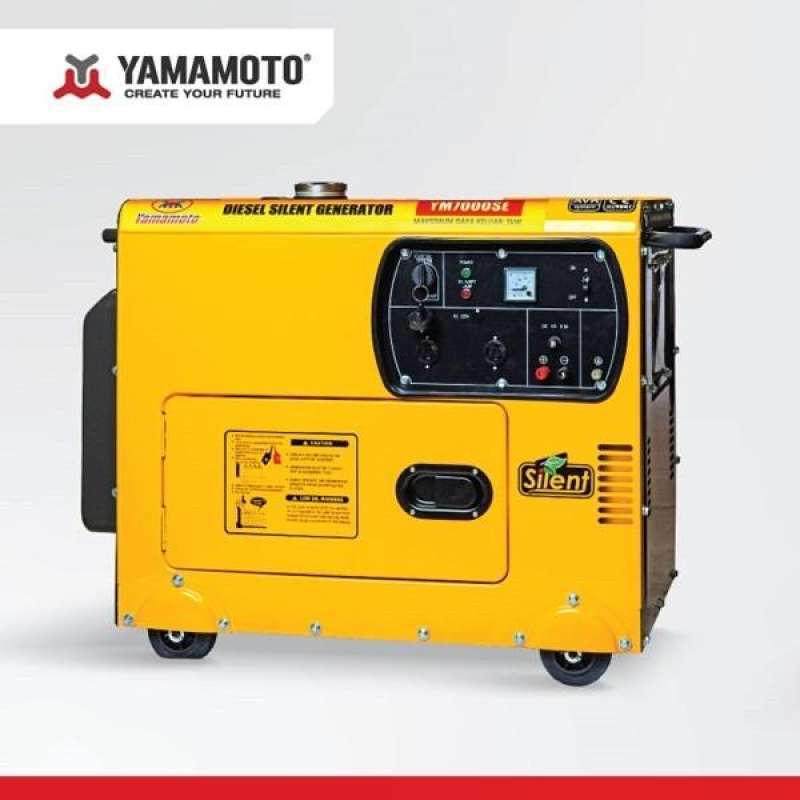 Jual Genset Silent 5000watt Yamamoto Diesel Ym 7000 Se Generator Silent ...