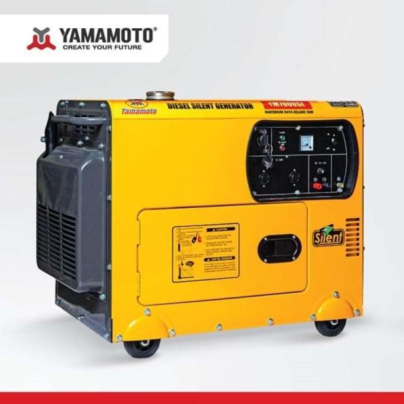 Jual Genset Silent 5000watt Yamamoto Diesel Ym 7000 Se Generator Silent ...