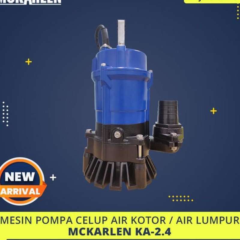 Jual Mesin Pompa Celup Kuras Banjir Air Kotor Air Lumpur Mckarlen KA-2. ...
