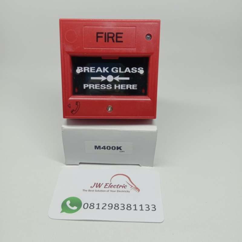Promo System Sensor M400K Break Glass Manual Call Point Diskon 9% di ...