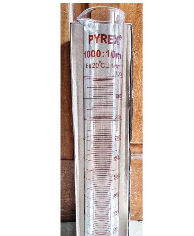 Promo Measuring Cylinder / Gelas Ukur 1000 Ml / 1 Liter - Pyrex | Alat ...
