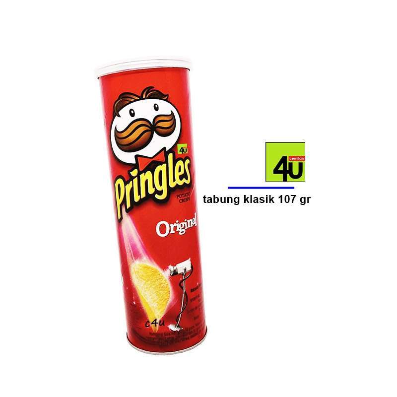 Jual Pringles Potato Chips Rasa ORIGINAL [107 gr] di Seller cemilan4u ...
