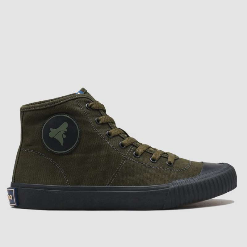 Jual Brodo - Sepatu Vulcan Hi Olive Black Bs - 43 Di Seller Brodo ...