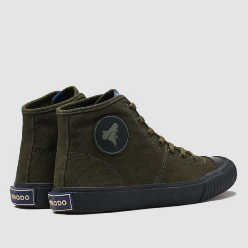 Jual Brodo - Sepatu Vulcan Hi Olive Black Bs - 43 Di Seller Brodo ...