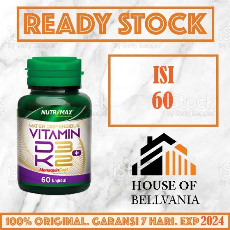 Jual Nutrimax Vitamin D3 + K2 Vit D 400iu K2 40 Mcg Tulang Gigi Di Seller Afifah Tick - Kartini ...