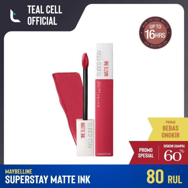 Jual Maybelline - Superstay Matte Ink Liquid Lipstick - 80 Ruler di ...