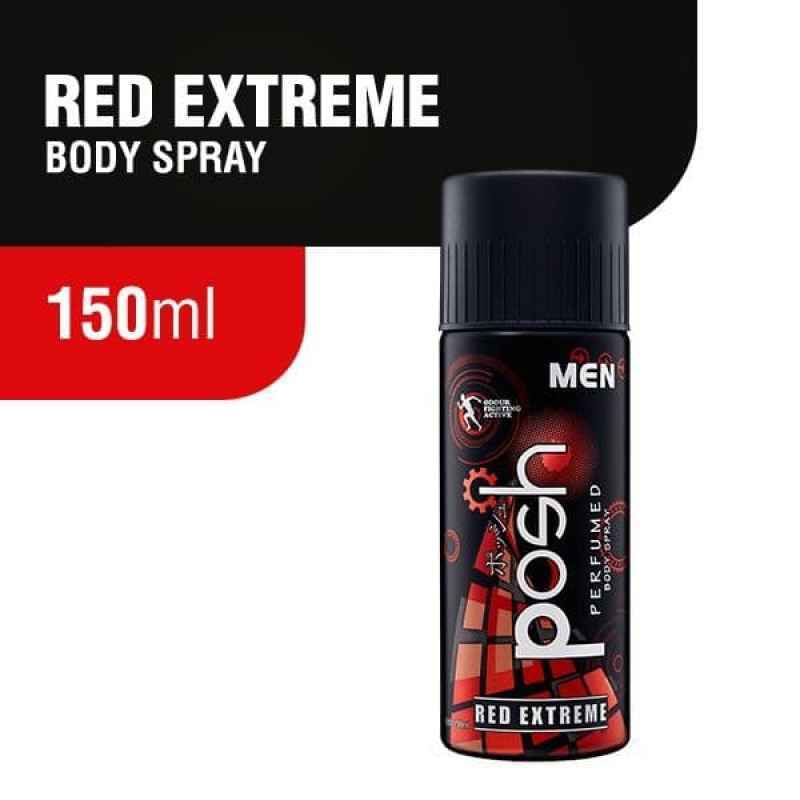 Jual Posh Men Body Spray Red Extreme Botol 150ml Di Seller Alaraqam ...