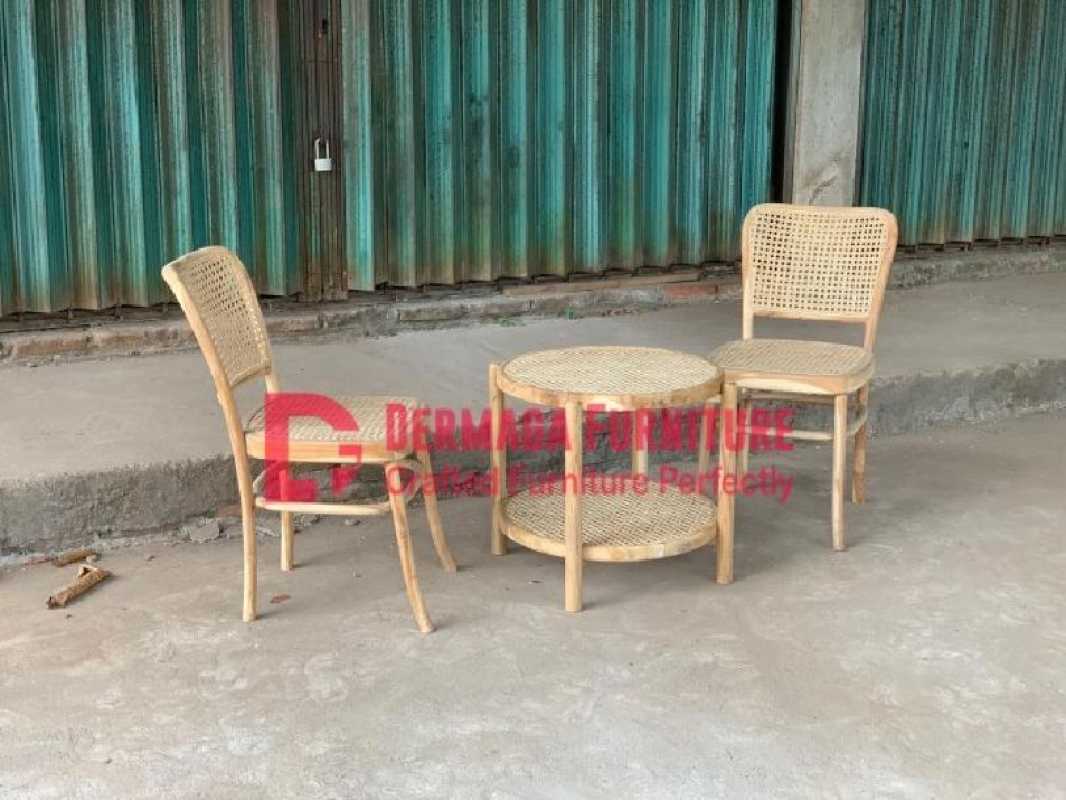 Jual SET TERAS KURSI KEVIN DUDUKAN ROTAN MEJA ZEA KAYU JATI MINIMALIS ...