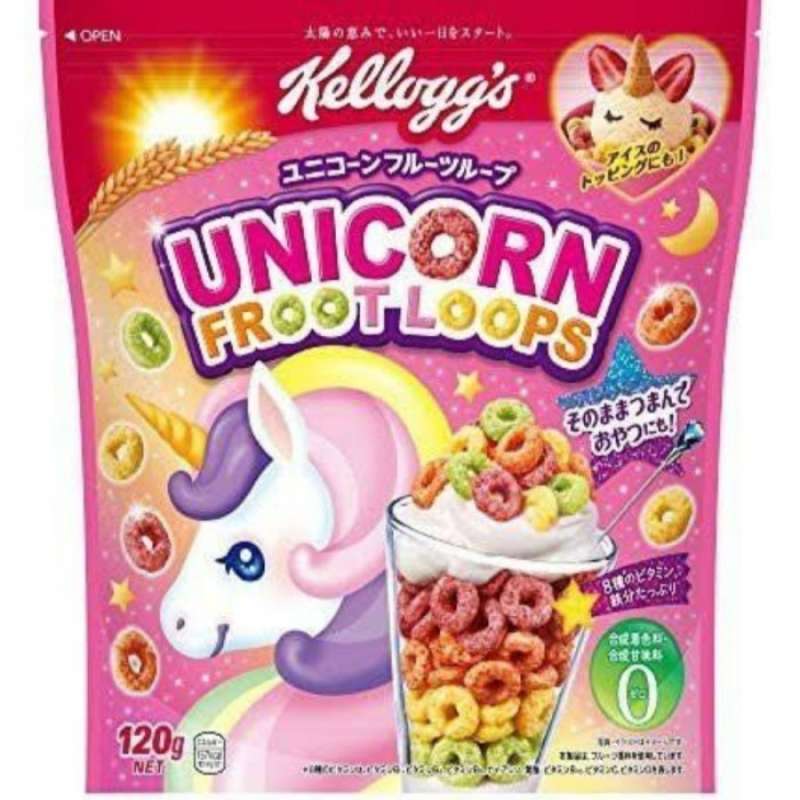 Jual Kelloggs Unicorn Froot Loops Cereal Japan / Kellogg'S Impor di ...