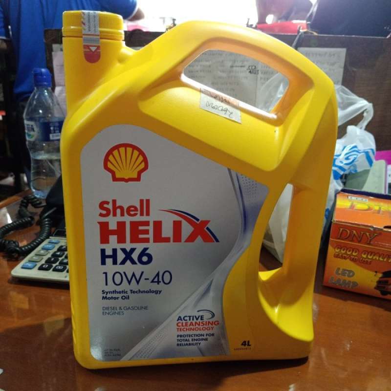 Promo Oli Shell Helix Hx6 10W-40 Synthetic 4 Liter Diskon 23% di Seller ...