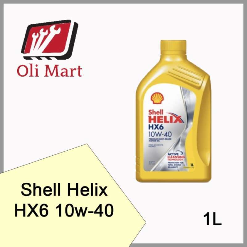 Promo Oli Shell Helix Hx6 10W40/Oli Shell Helix 10W40/Oli Mesin Shell ...