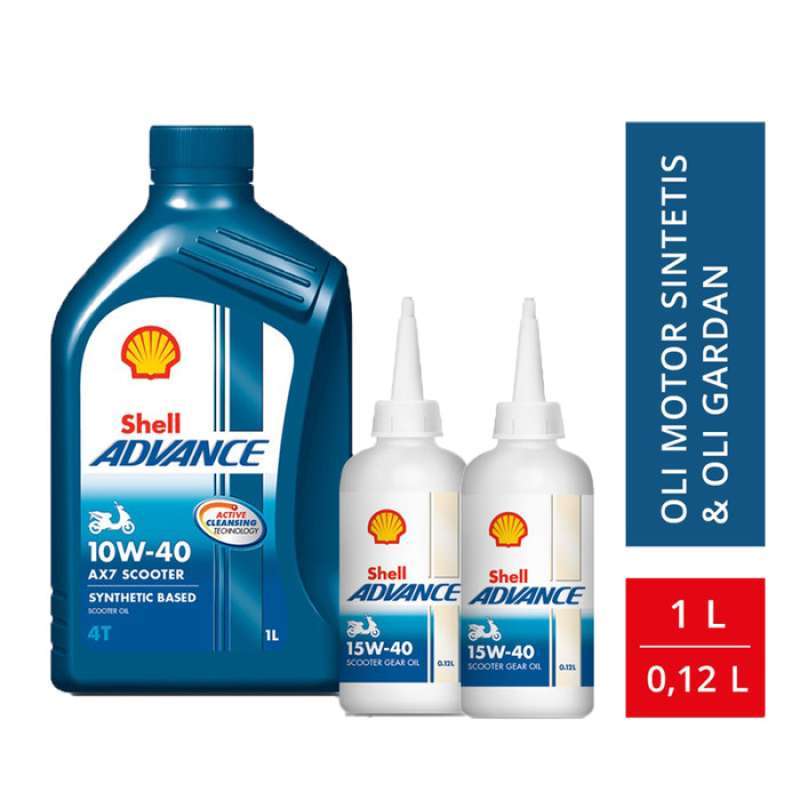 Promo Oli Shell Advance Ax7 Matic 1L Dan 2 Oli Gear Nmax / Vario ...