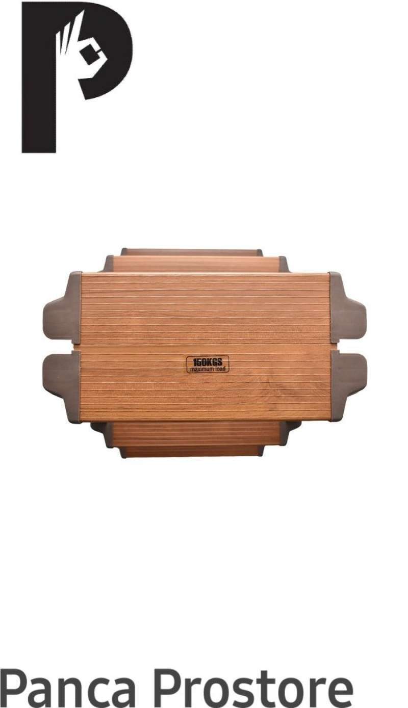 Promo Krisbow Tangga Aluminium Portabel 3 Step Motif Kayu Diskon 23% di ...