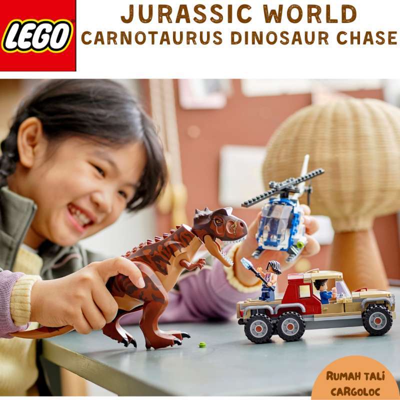 Jual Lego Jurassic World Carnotaurus Dinosaur Chase Di Seller Main ...