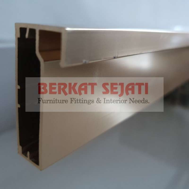 Promo Profil Bingkai Frame Kaca Lemari Kitchen Aluminium Fa 128 Rose ...