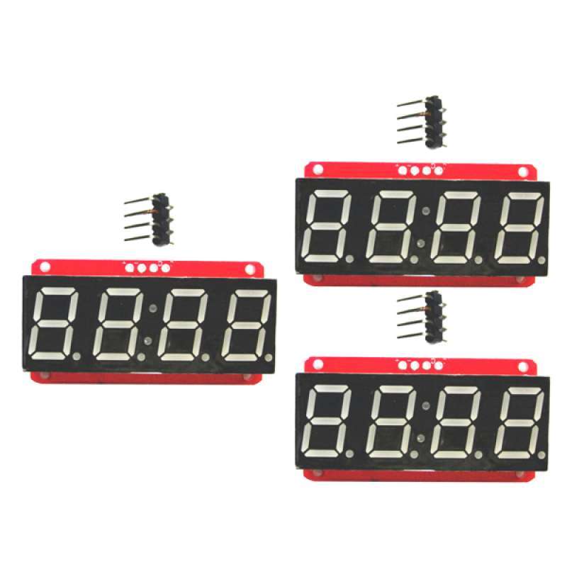 Promo 3 LED Display Module HT16K33 I2C 0.56 4 Digit Tube 7-Segment for ...