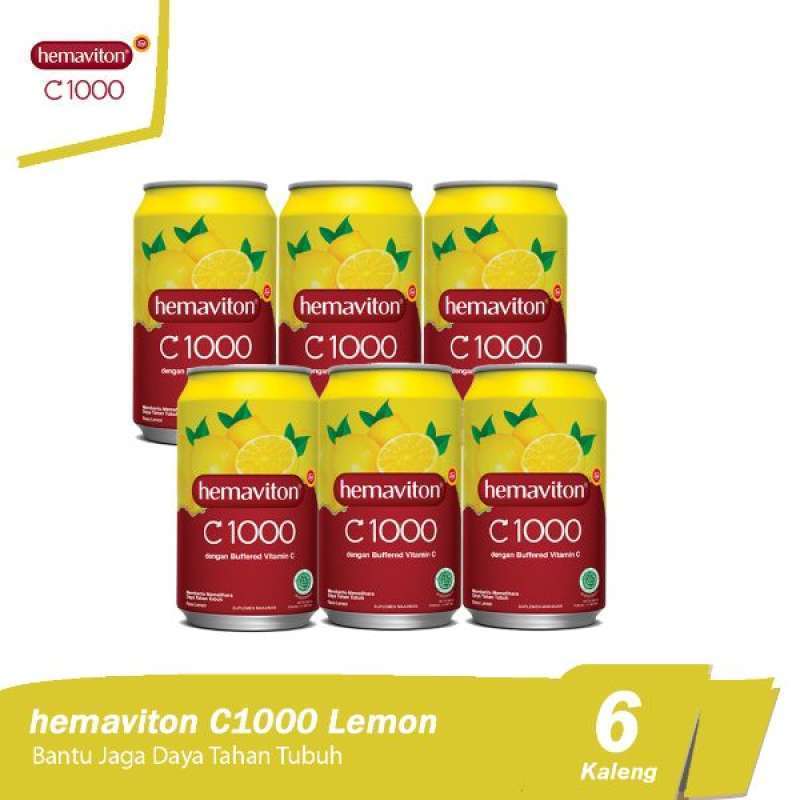 Promo Hemaviton C1000 Minuman Lemon Kaleng 33 Diskon 9% Di Seller ...