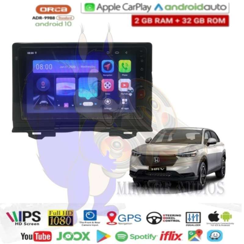 Jual Head Unit Android Orca Carplay Standar For Honda Hrv 2022 up 9 ...