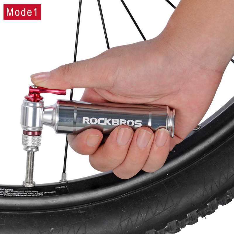 Jual Rockbros Pompa Angin Ban Sepeda Co2 Inflator Portable Bike Pump Di ...