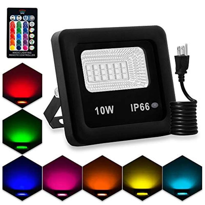 Jual LED Flood Lights, RGB Floodlight with Remote Control,IP66 ...