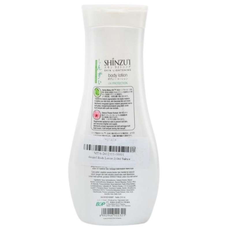 Promo Shinzui Body Lotion Sakura 210ml Diskon 11% Di Seller Suzuya ...