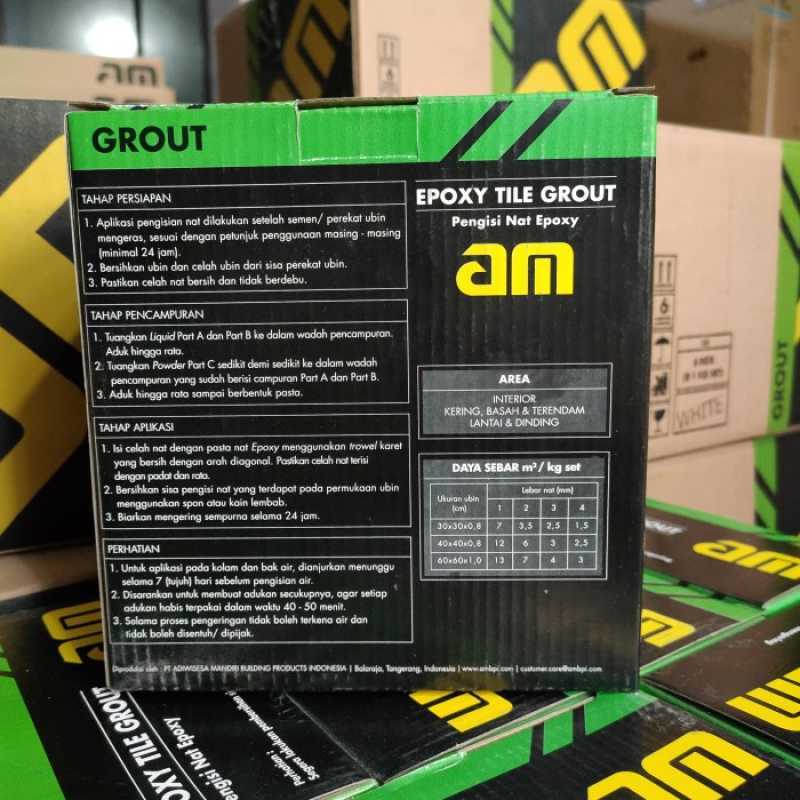 Jual Semen Nat Kolam Renang Am 55 Epoxy - White - 1 Kg di Seller Erazel ...