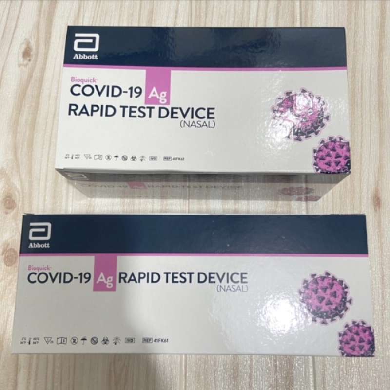 Jual Original Abbott Bioquick Nasal Swab Antigen 1 Box Isi 25 Set Ready ...