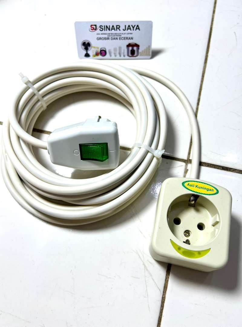 Jual Stop Kontak Jadi Rakitan + Steker Switch / On Off + Kabel Full ...