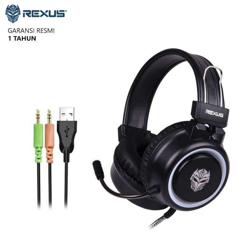 Jual Headset Gaming Rexus Vonix F30 LED RGB Spectrum di Seller ...
