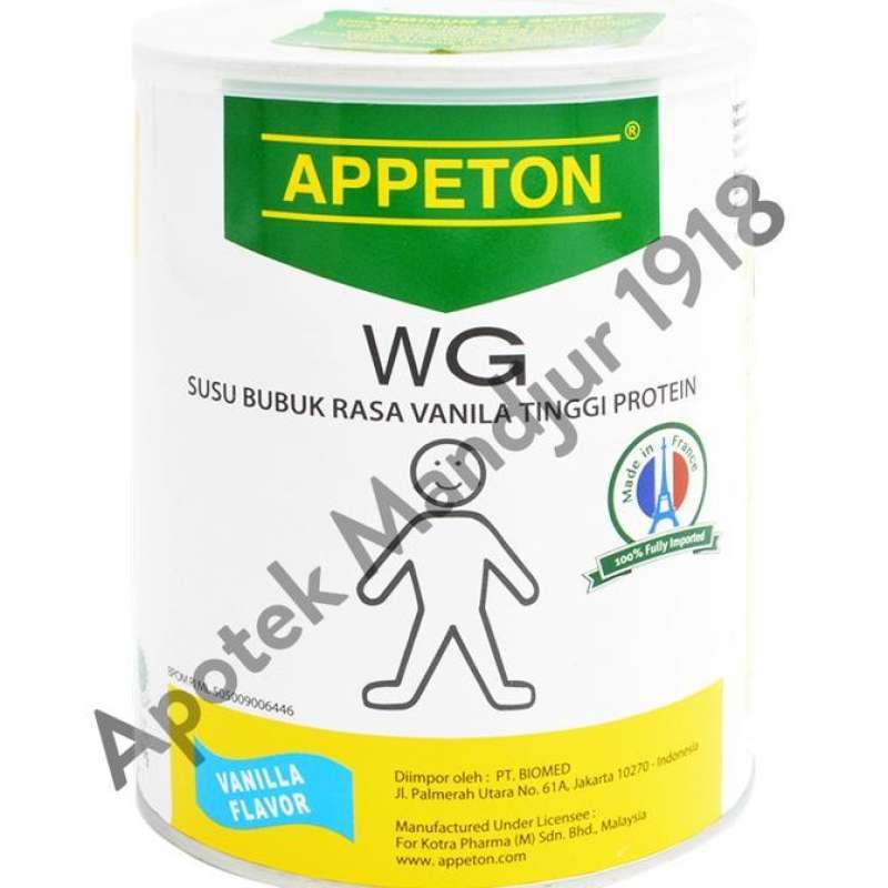 Jual Appeton Weight Gain Adult Vanilla 450 Gr - Susu Penambah Berat ...