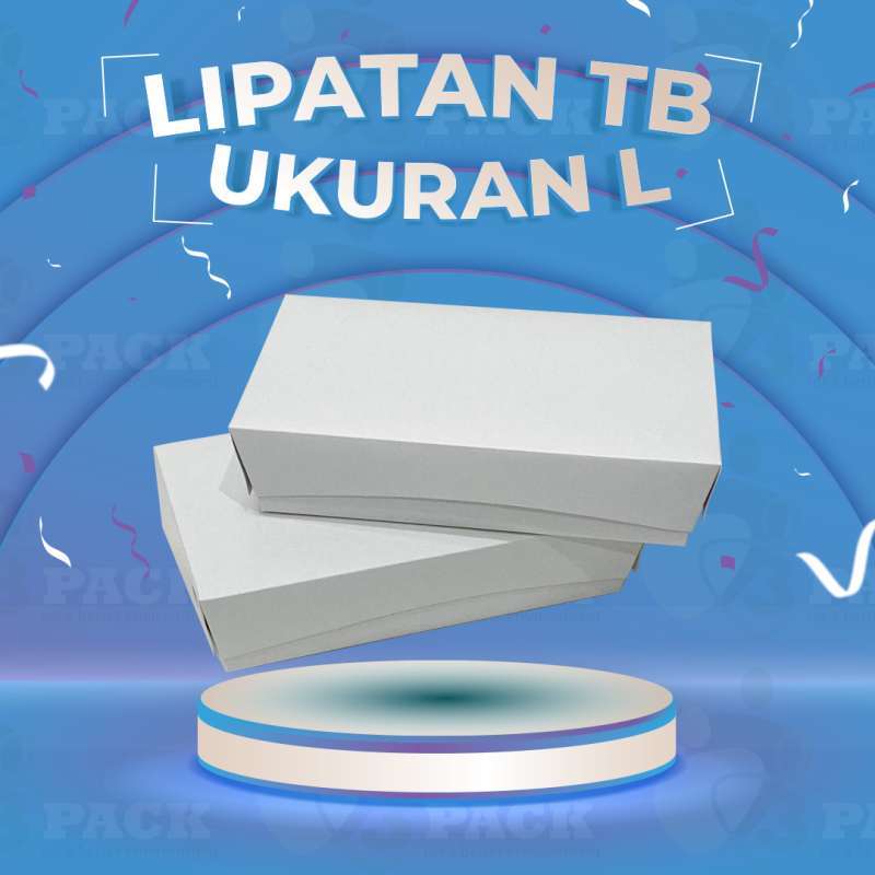 Jual Ivory Paper Lunch Box Size L Lembaran/Lipatan-Lunch Box Putih ...