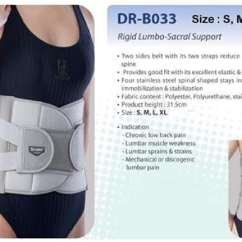 Jual DR MED B033 RIGID LUMBO SACRAL KORSET di Seller Keisha Medika - Kota Bekasi, Jawa Barat ...