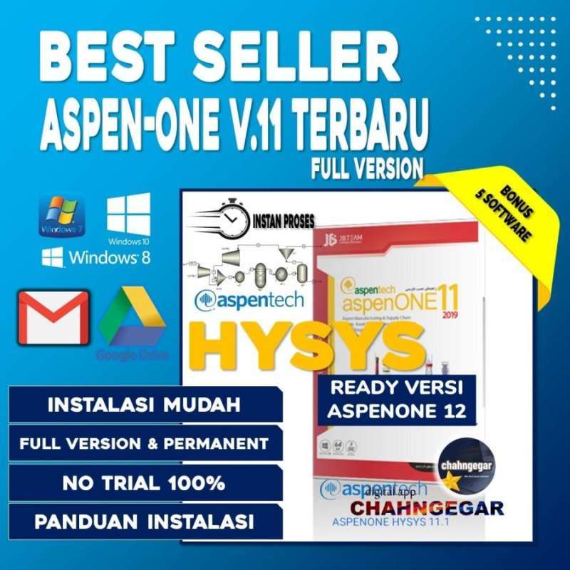 Jual Aspen Hysys 12 Full Version Software Aspen Plus di Seller chahngegar - Larangan Utara, Kota ...