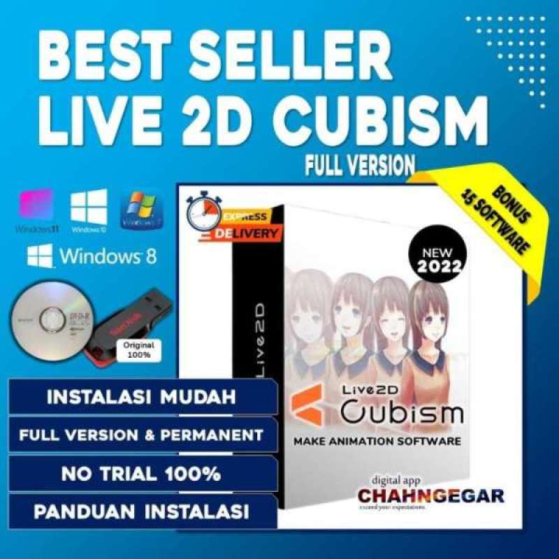 Jual Software Live2d Cubism Pro 3 Software Animasi 3d / 2d Make ...