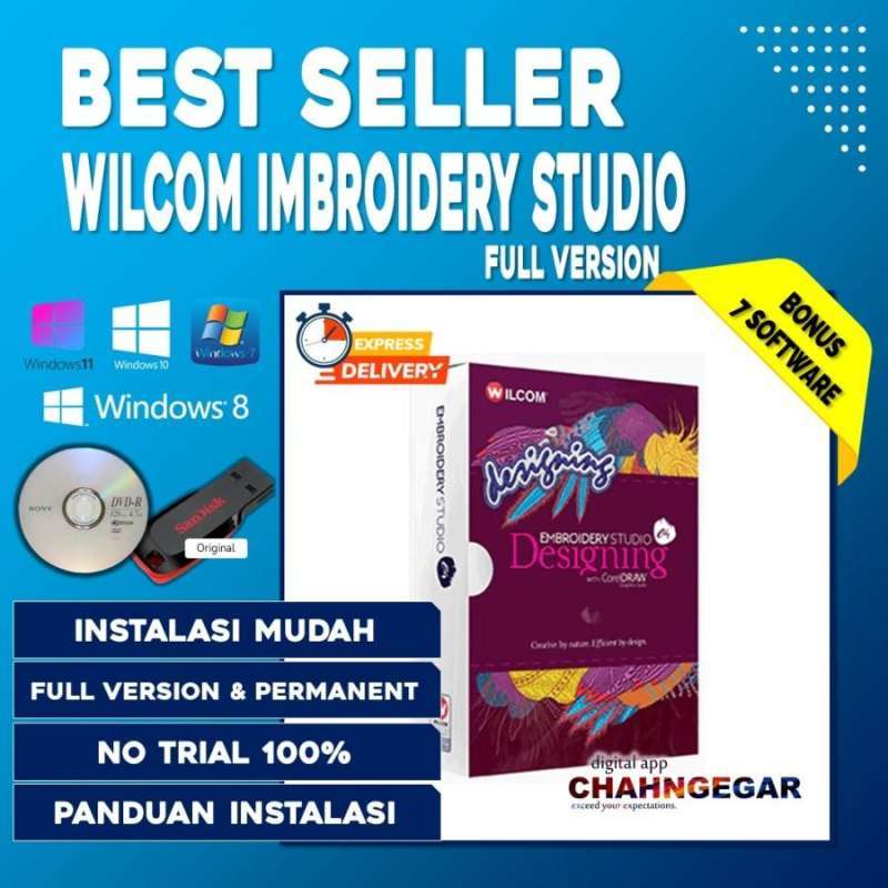 Jual Software Wilcom Embroidery Studio E4 Software Design Bordir di ...