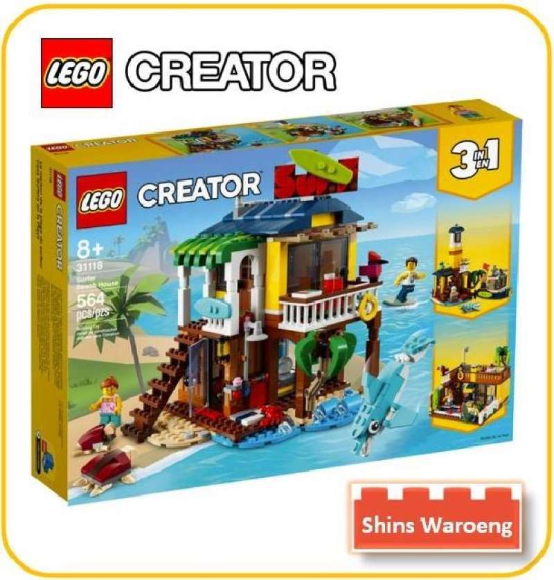 Jual LEGOÂ® Creator 31118 Surfer Beach House di Seller Shins Waroeng ...